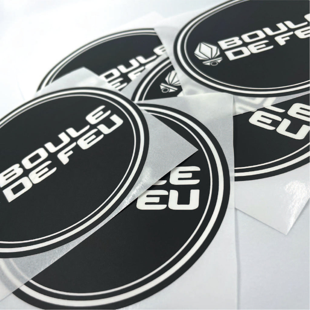 PACK 5 STICKERS BOULE DE FEU